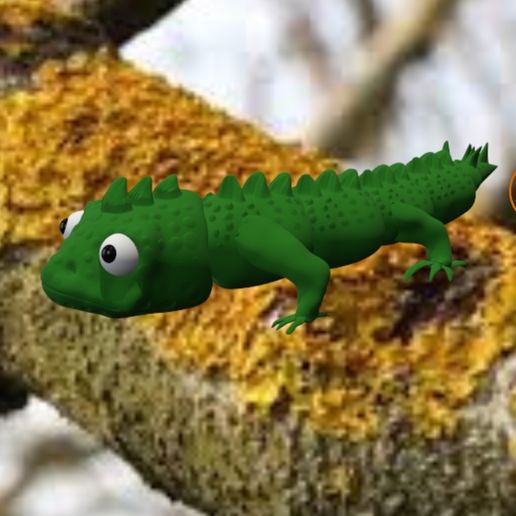 STL file Lizard articulated 🦎 ・3D print design to download・Cults