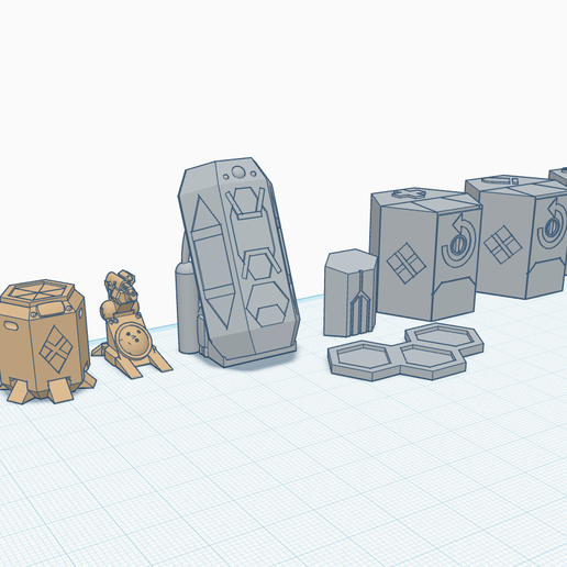 ♾️ Infinity Wargame Objective Set One・ STL File for 3D printing・Cults