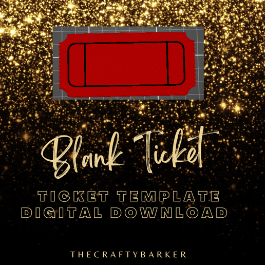 ticket template for gift