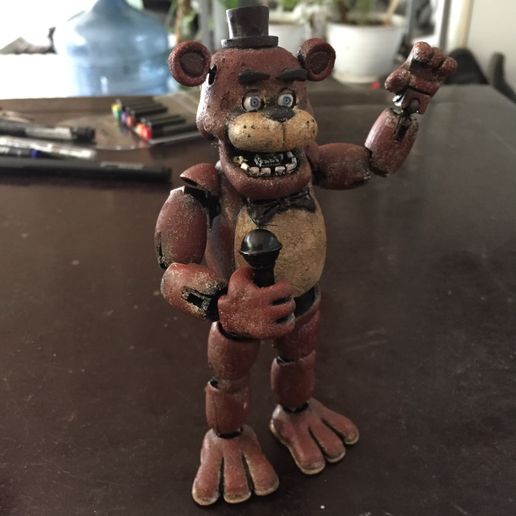 🎬 Freddy Fazbear Fnaf Movie Articulated Figure・ 3D File for 3D printing ...