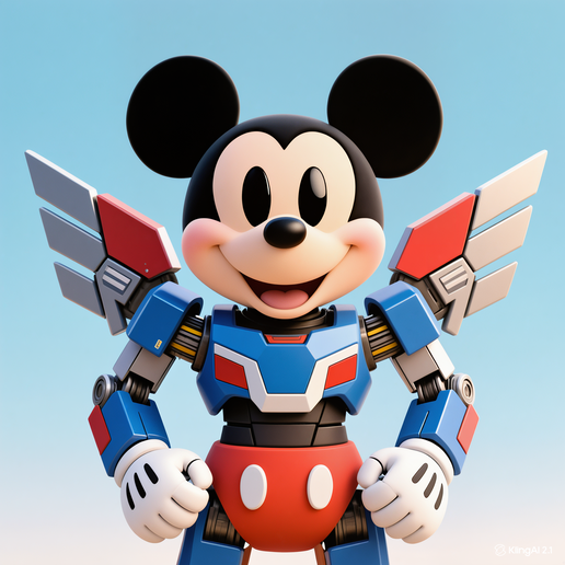 🤖 Transformers Mickey Mouse・Free STL File for 3D printing・Cults