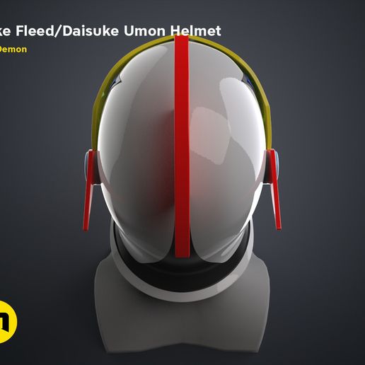 3D file Duke Fleed/Daisuke Umon Helmet 🪖 ・3D printer design to download ...