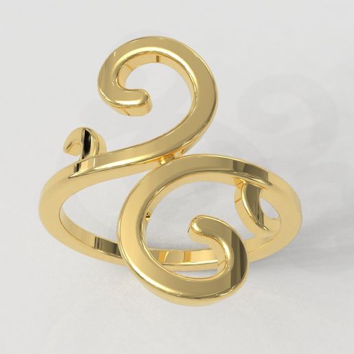 STL file Arabesque Ring 💍 ・3D printing model to download・Cults
