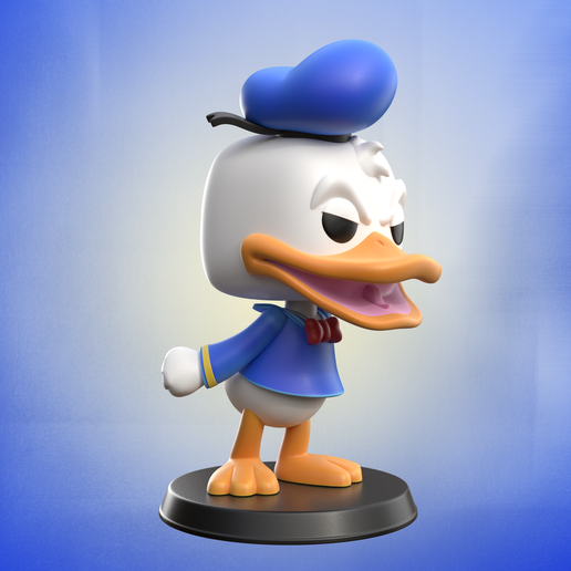 🦆 Funko Donald Duck Angry・ STL File for 3D printing・Cults