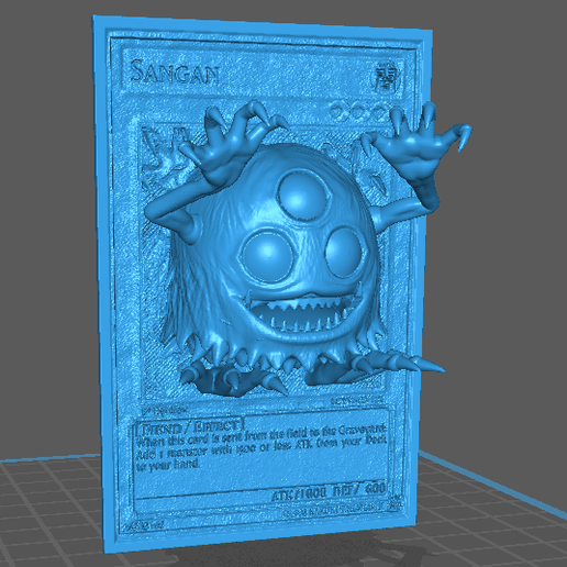 ⬆️ Sangan Pop Up Card (Fanart) Yu-Gi-Oh!・ STL File for 3D printing・Cults