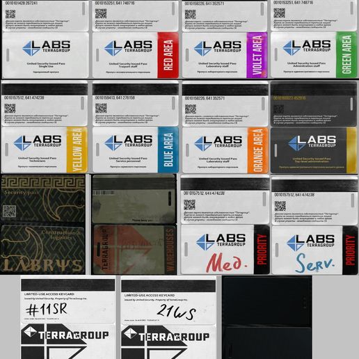 🦸 All Tarkov All Keycards・ 3D File for 3D printing・Cults