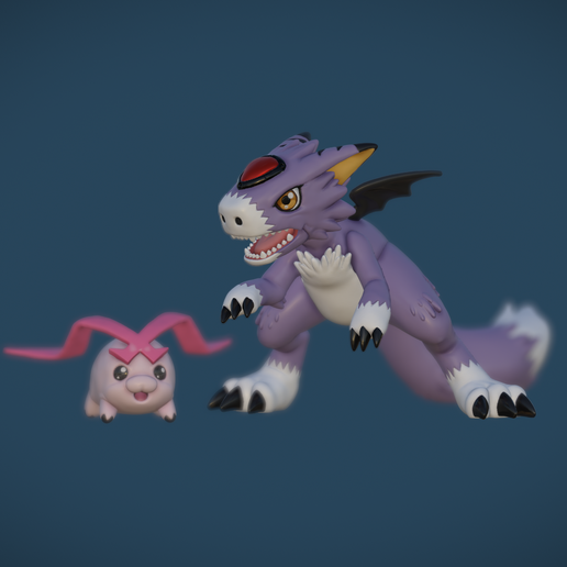 3D file Digimon Dorumon 🐉 ・3D printer model to download・Cults