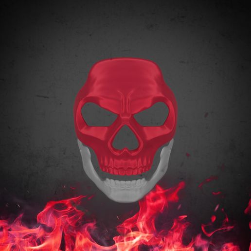 🤙 Call of Duty Modern Warfare Ghost Soap mask, Vault edition・ STL File ...