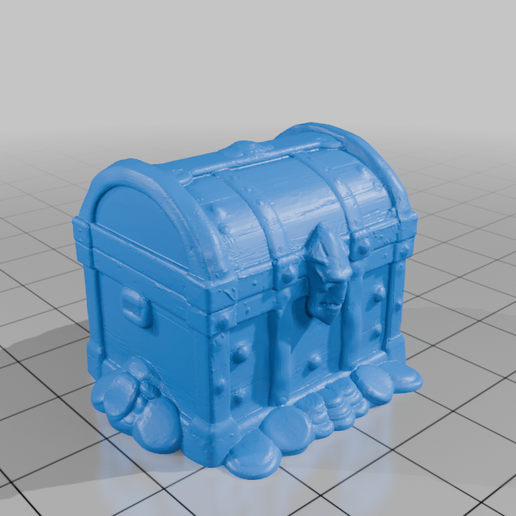 Free STL file Treasure Chest (DND/TTRPG) 🎲 (OBJ)・3D printing model to ...