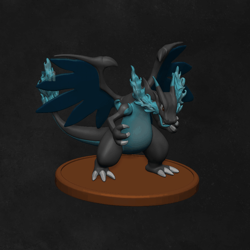 🐉 MegaEvolution Charizard I Pokemon I Fanart・Archivo STL para Impresión ...