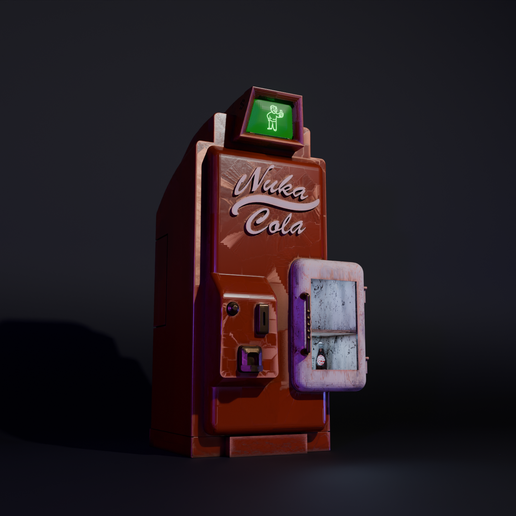 💬 Nuka-Cola Machine | Fallout 4 Fanart・ STL File for 3D printing・Cults