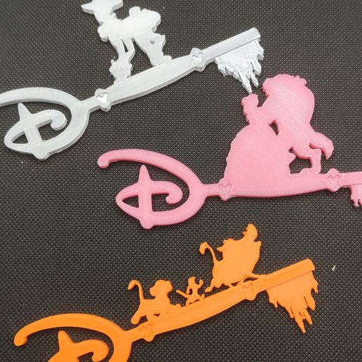 🔑 DISNEY KEY・Free STL File for ・Cults