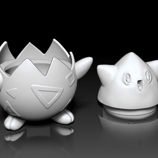 🦸 Togepi Pokémon -3d print model -・ STL File for ・Cults
