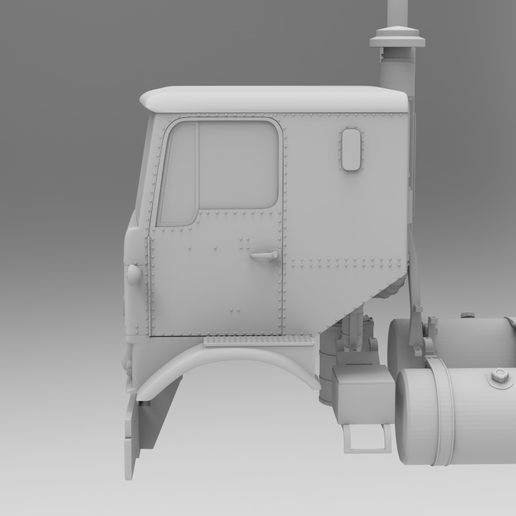 🚕 GMC CRACKERBOX DFR 8000 SLEEPER CAB V2 1/14・ STL File for 3D printing ...