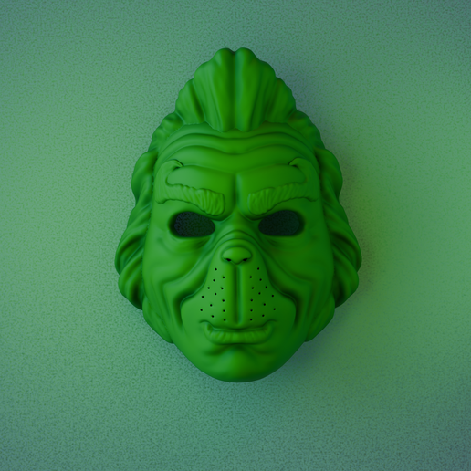 🎄 Grinch Mask From Grinch Stole Christmas・Free STL File for 3D printing ...