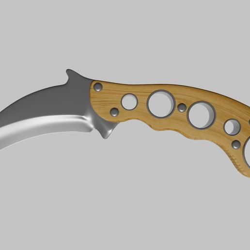 🔪 Karambit Knife 3D Model・ OBJ File for 3D printing・Cults