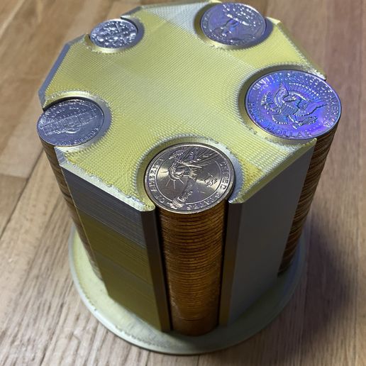 🪙 US Coin Holder Pentagon - Nickel, Dime, Quarter, Half Dollar, Dollar ...
