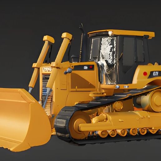 🚜 Bulldozer 3D STL Printable - Bulldozer 3D Print STL File・ STL File ...