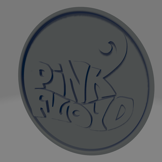 STL file Pink Floyd coaster 🪨 ・3D printing idea to download・Cults