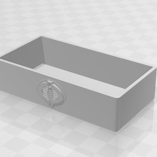📦 GI Joe 'Cobra' Classified Box Stand・ 3D File for ・Cults