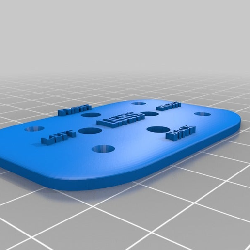 👽 switch panel・Free STL File for ・Cults