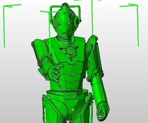 🤖 Cyberman Action Figure Upgrade・Free 3D File for ・Cults
