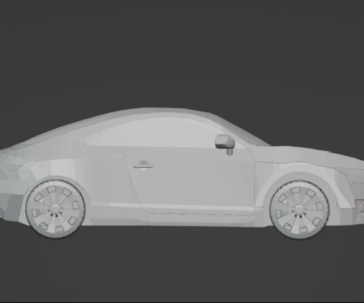 3D file Low poly car audi tt 2009 🚗 ・3D print design to download・Cults