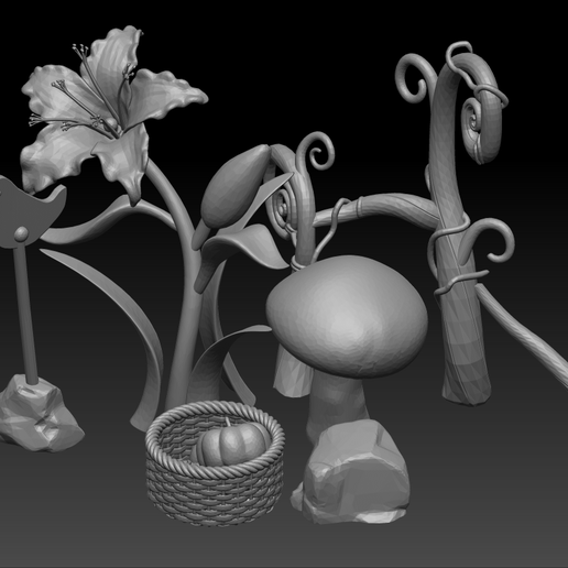 💐 flower wonderland・ STL File for 3D printing・Cults