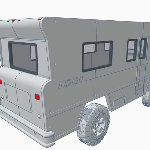 🚚 313mm Wheelbase Tonka Winnebago Styled Body For RC・ STL File for 3D ...