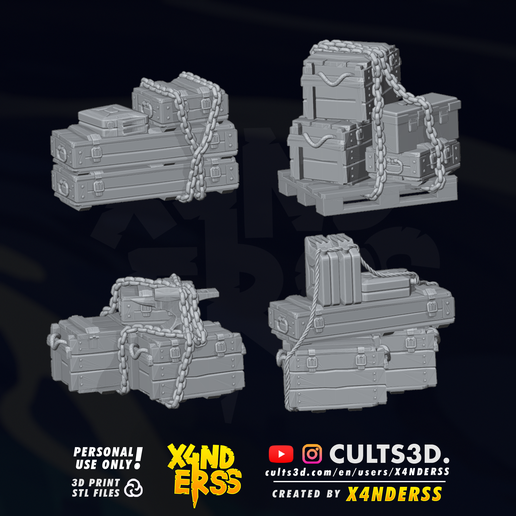 📦 By ZEFF1E & X4NDERSS Box Cargo Set 2 - [TAGS: Stylized Miniature ...