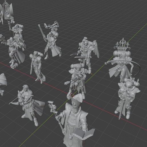 STL file Penitent Nuns 🦸 ・3D printer model to download・Cults