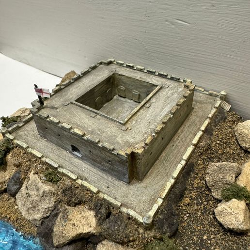 🔫 Naval Action Fort - Coastal Gun Fort・ STL File for 3D printing・Cults
