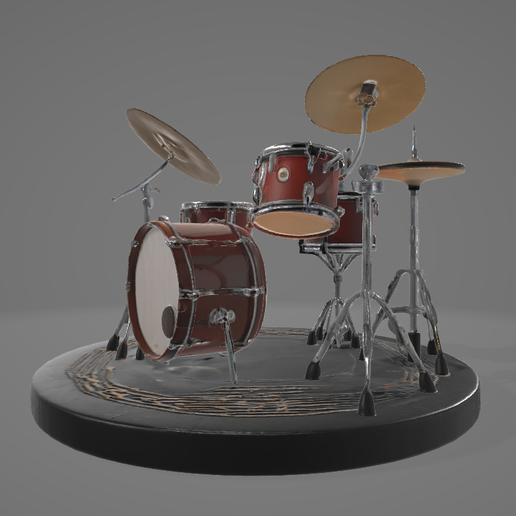 🥁 Sound Avalanche drum set・ STL File for 3D printing・Cults