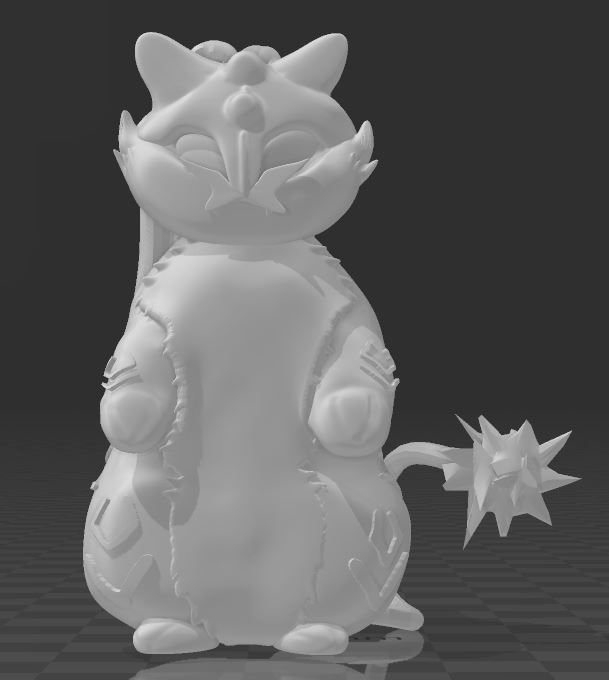 STL-Datei pokemon raikou katze・Design für den 3D-Druck zum Herunterladen・Cults