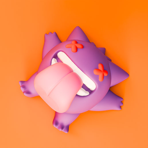🐉 Gengar Pokémon Card Holder - Exhibitor・ STL File for 3D printing・Cults