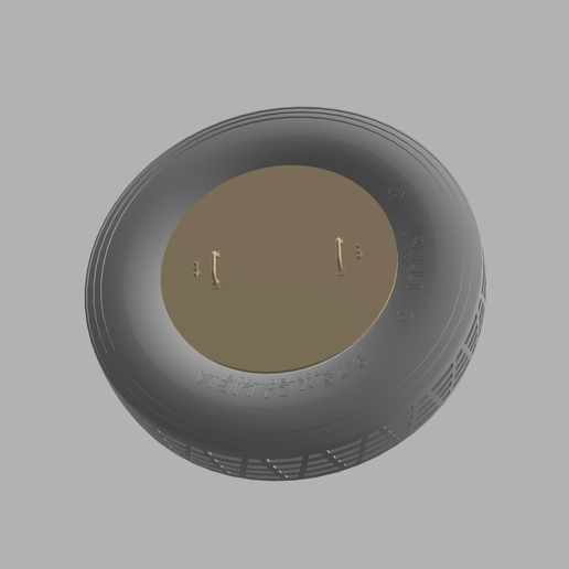 🛞 AS42 Spare Wheel Cover - 1/35・ STL File for 3D printing・Cults