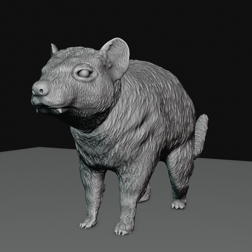 STL file tasmanian devil stl 😈 ・3D printer model to download・Cults