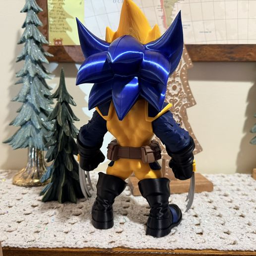 🎨 SONIVERINE – SONIC × WOLVERINE Fan art (no ams-multiparts/3mf)・3D ...