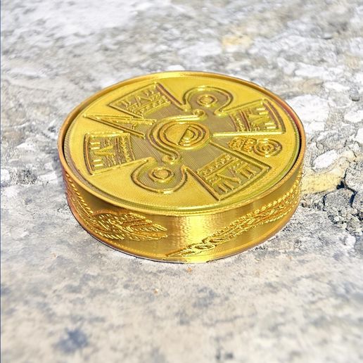 🍹 Aztec Coaster and Tray・Free STL File for 3D printing・Cults