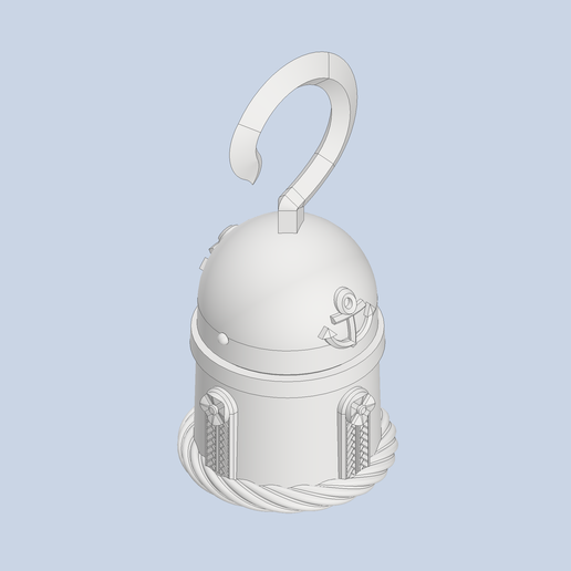 🪝 Valorant Neptune Hook・Free 3D File for 3D printing・Cults