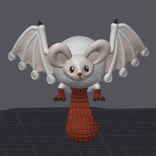 STL file Cute Paolumu | Monster Hunter | Fan Art 👹 ・3D printing design ...
