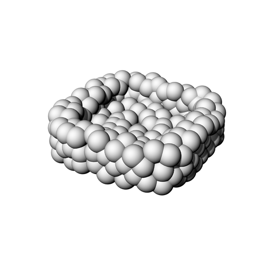 🍽️ cloud-style dinnerware plate with large spheres 2・Archivo STL para ...