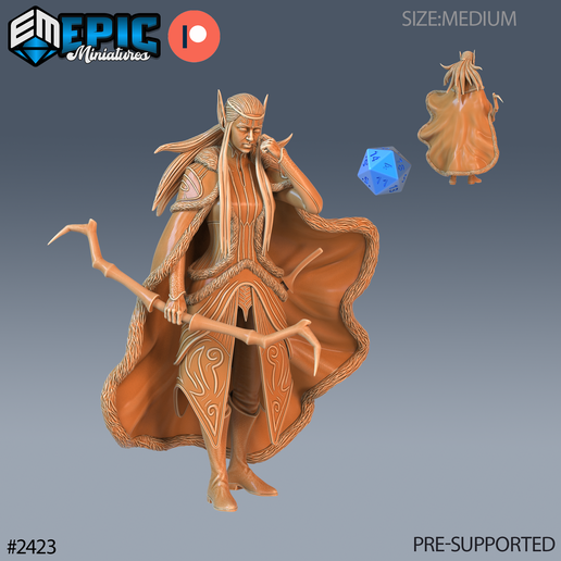 3D file Fey Elf Winter Set ‧ DnD Miniature ‧ Tabletop Miniatures ...