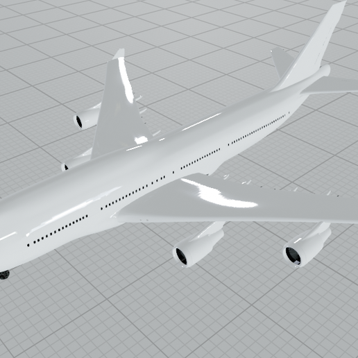 👽 Boeing 747 airliner aeroplane・ STL File for 3D printing・Cults