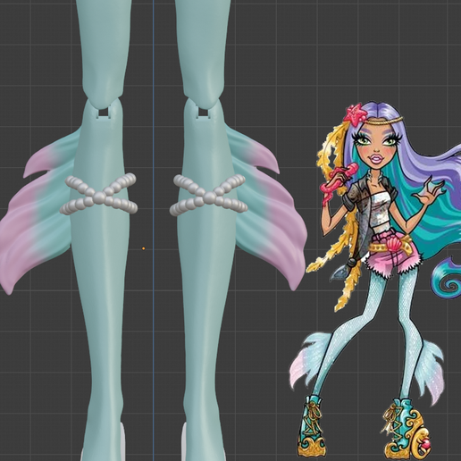 👹 Madison Fear - Monster High Custom doll set・ STL File for 3D printing ...