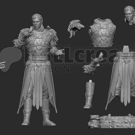 🎲 Halsin・ STL File for 3D printing・Cults
