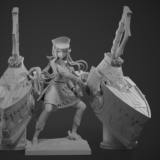 👾 Odin - Azur Lane・ 3D File for 3D printing・Cults
