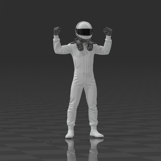 🆓 FREE FREE 1/64 Scale Racing Driver Celebrating Driver Celebrating ...