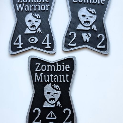 STL file Zombie Tokens 🧟 ・3D printable model to download・Cults