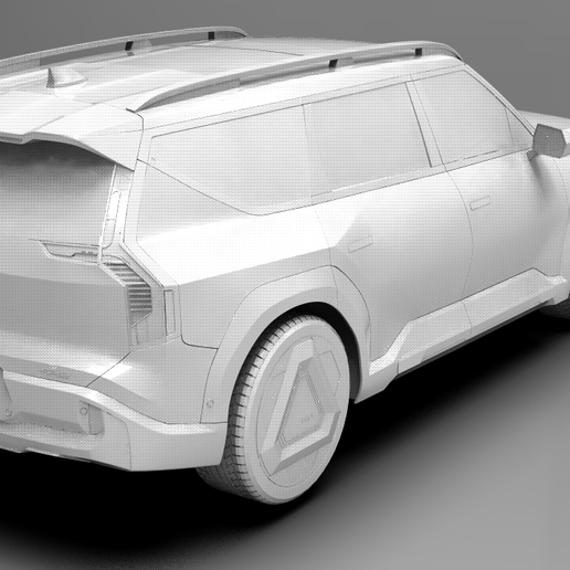 🚗 KIA EV9 GT LINE・ STL File for 3D printing・Cults